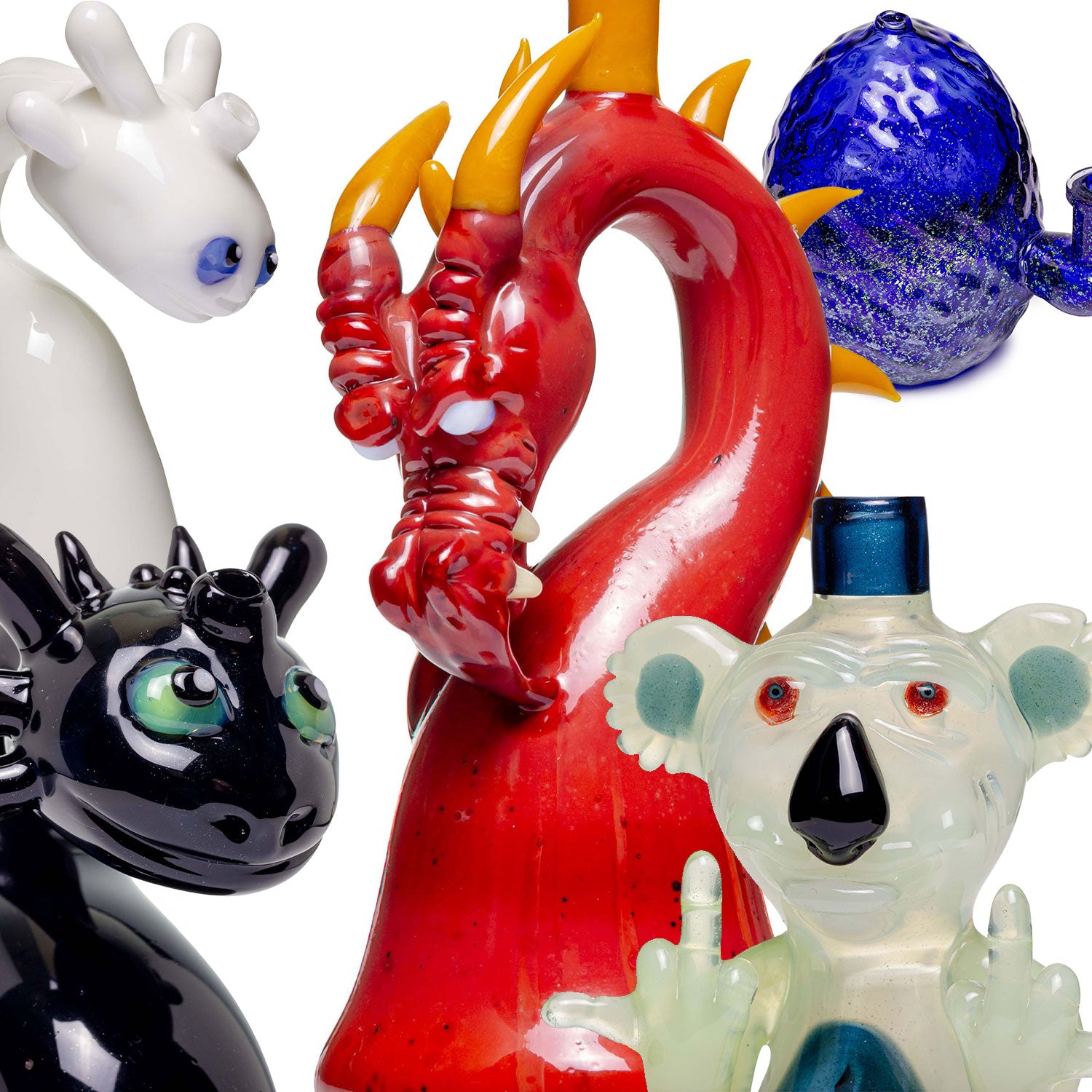 Handcrafted Heady Glass Pipes | Unique & Artistic Designs – Excitement ...