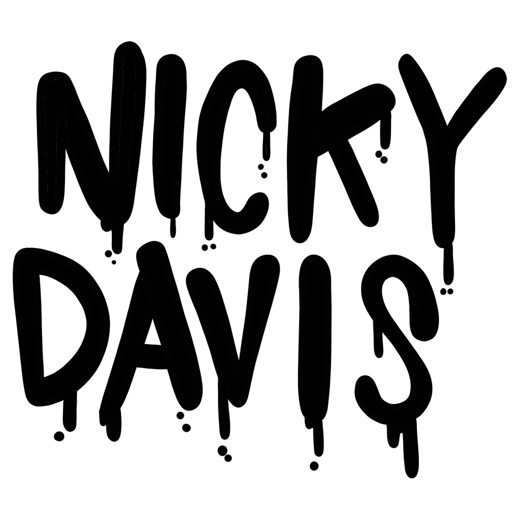 Nicky Davis | Bold, Playful Art & Collectibles – Excitement Smokin PA