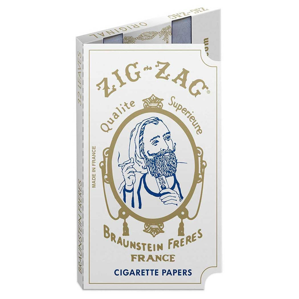 Zig-Zag Original White Rolling Papers – Excitement Smokin PA