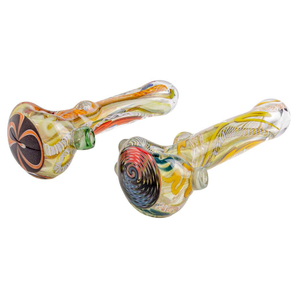 Aaron U Inside Out Window Spoon Hand Pipe with Encasement - Assorted ...