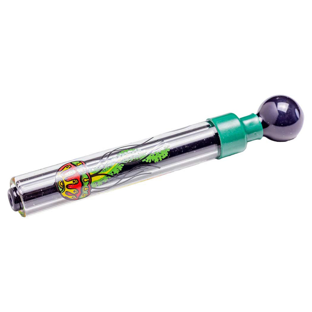 Jellyfish Glass Rasta Paperless Cigarette 4.50" Hand Pipe – Excitement ...