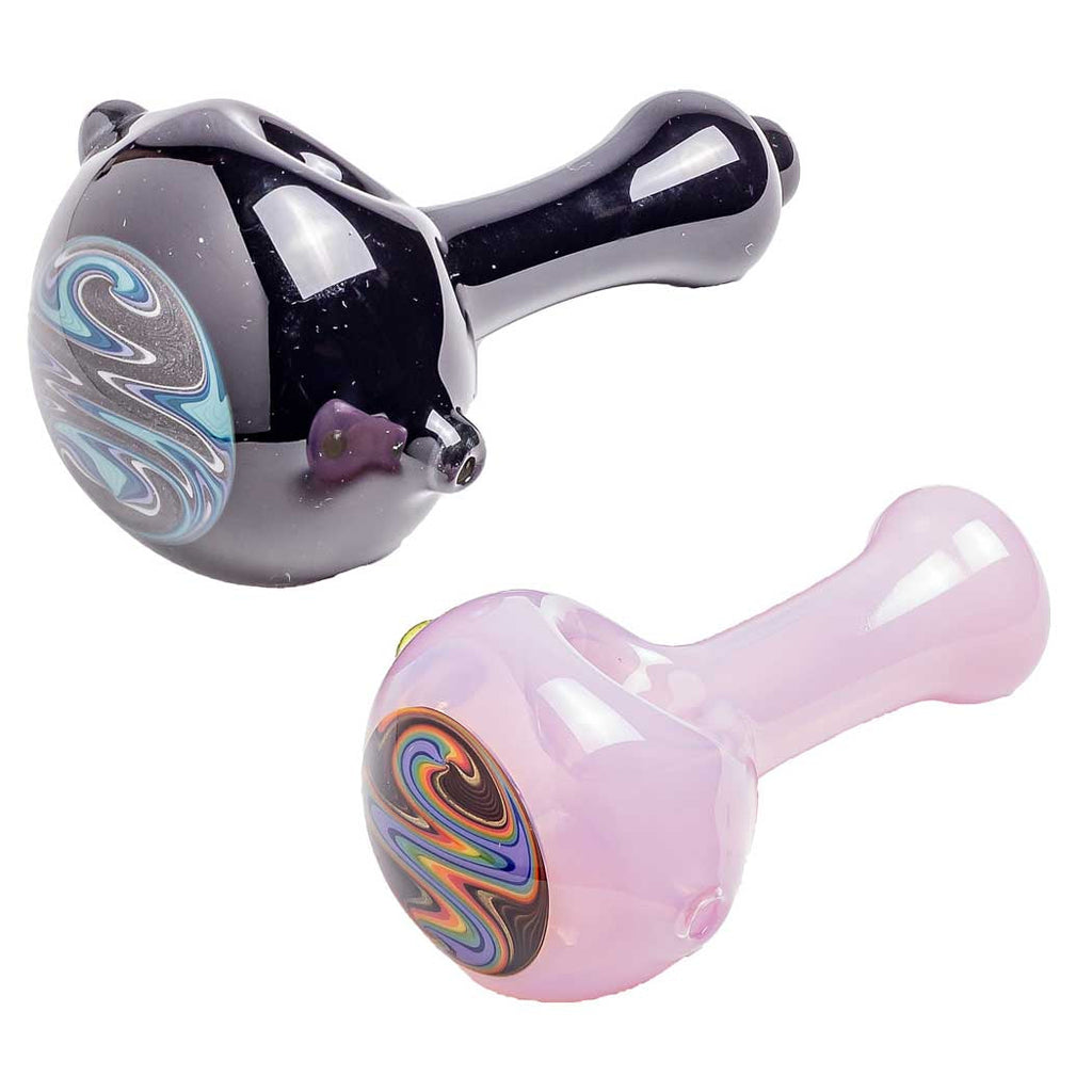PMACK Glass Wig Wag Reversal 4" Spoon Hand Pipe – Excitement Smokin PA