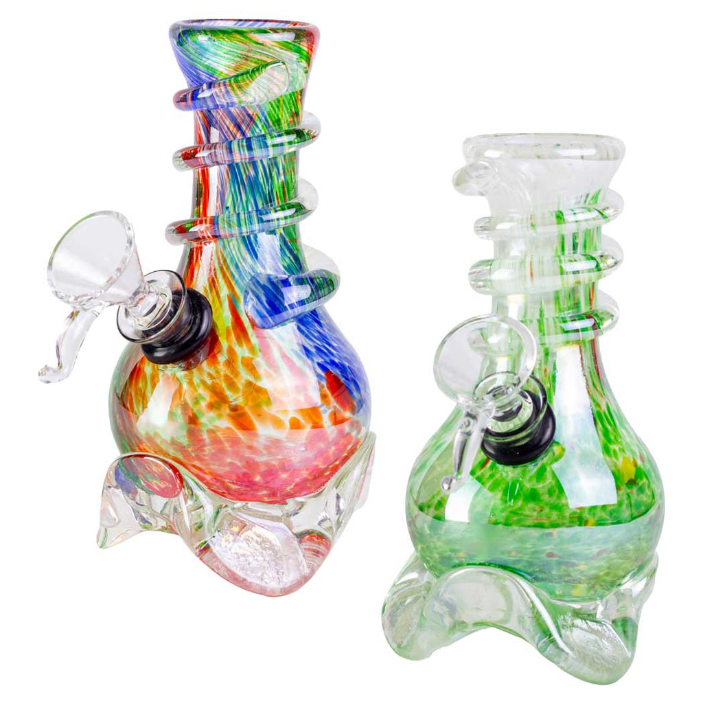 Slip Into The Flow 5" Soft Glass Water Pipe - Assorted – Excitement ...
