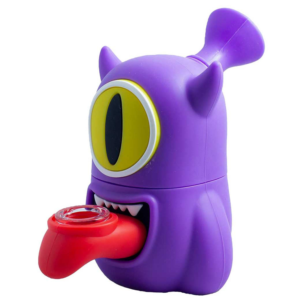 Mischievous Monster 4.5" Silicone Water Pipe – Excitement Smokin PA