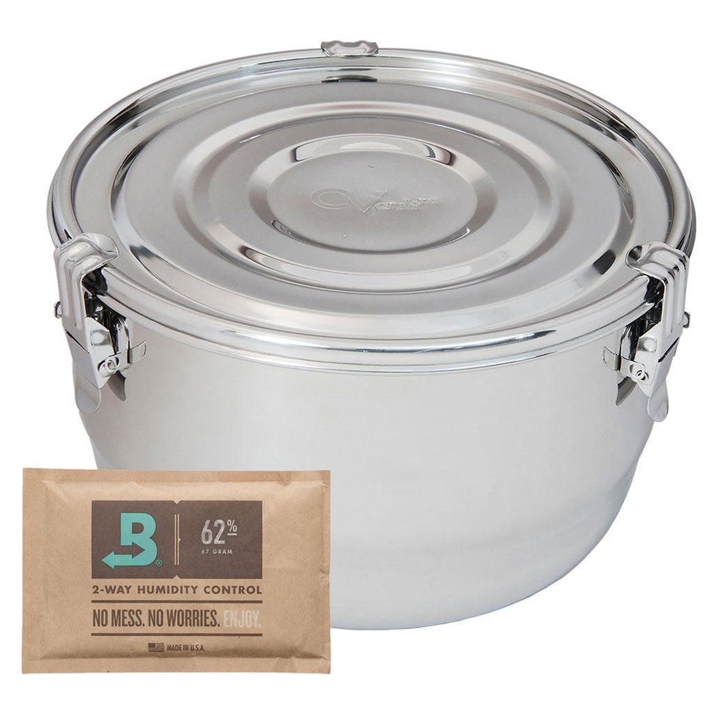 CVault Stainless Steel 4 Liter Storage Container – Excitement Smokin PA