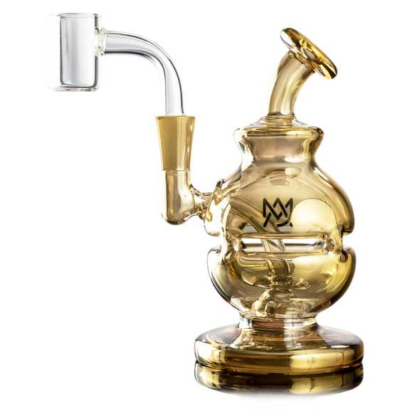 MJ Arsenal Royale Mini Dab Rig Gold – Excitement Smokin PA